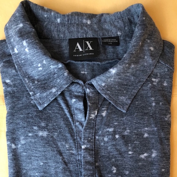 Armani Exchange | Shirts | Armani Exchange Aix Polo Tshirt | Poshmark